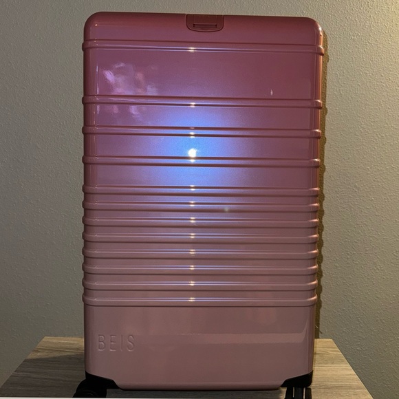 BEIS | Bags | Beis The Large Checkin Roller In Wicked Pink Nwt | Poshmark